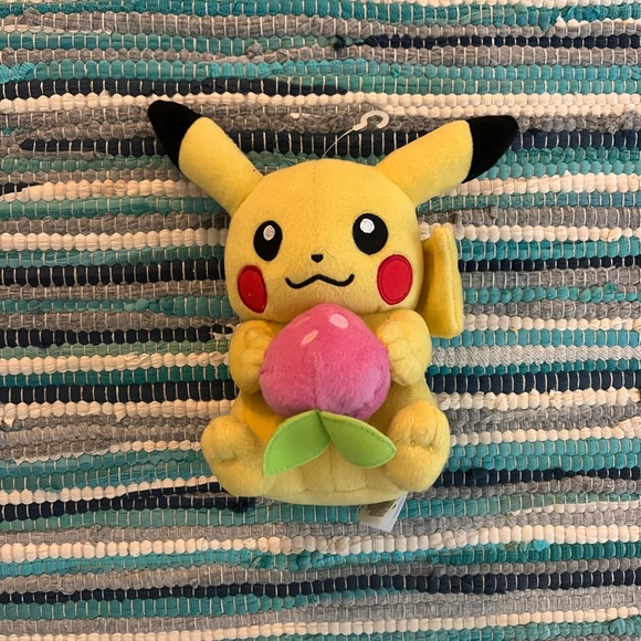 Pokemon | Other | Pikachu With Pecha Berry | Poshmark